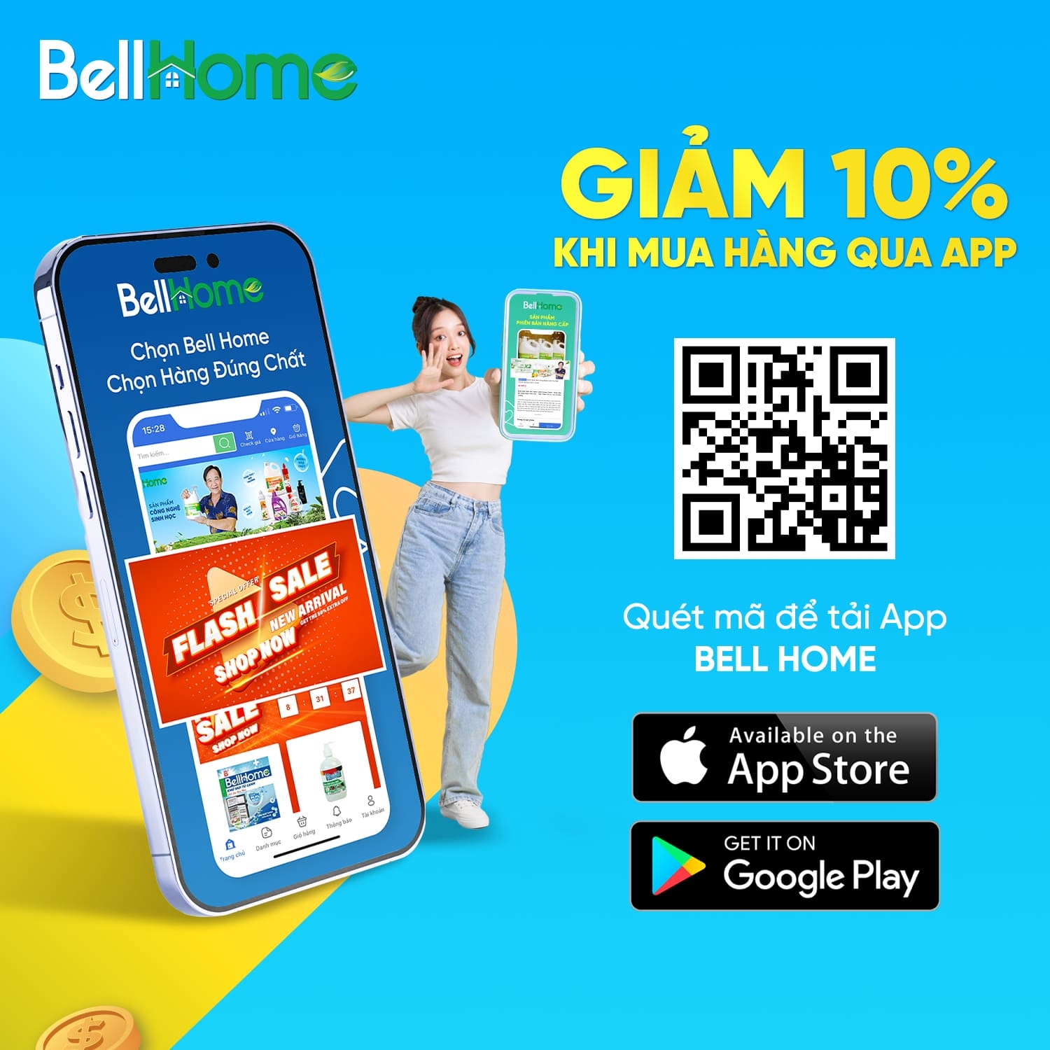 Mua hàng tận gốc cùng Bell Home